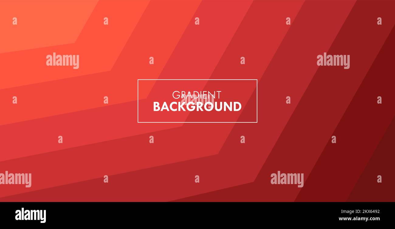 Red Linear Gradient Background Cover Minimal Vector Backdrop Geometric ...