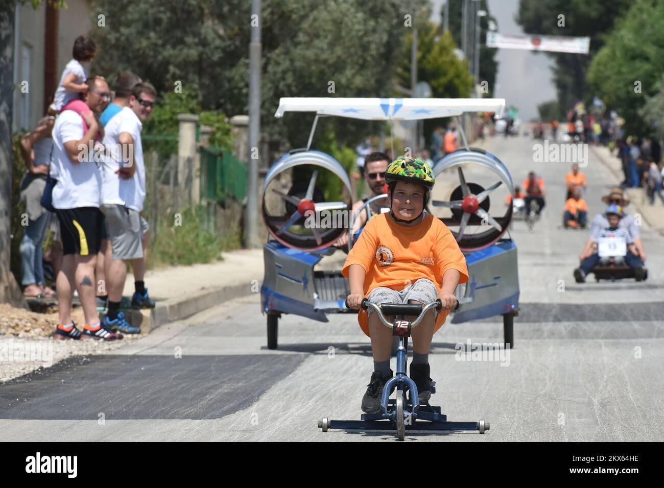 13.05.2018.Pula, Croatia - Balinjerada, an exciting competition with ...