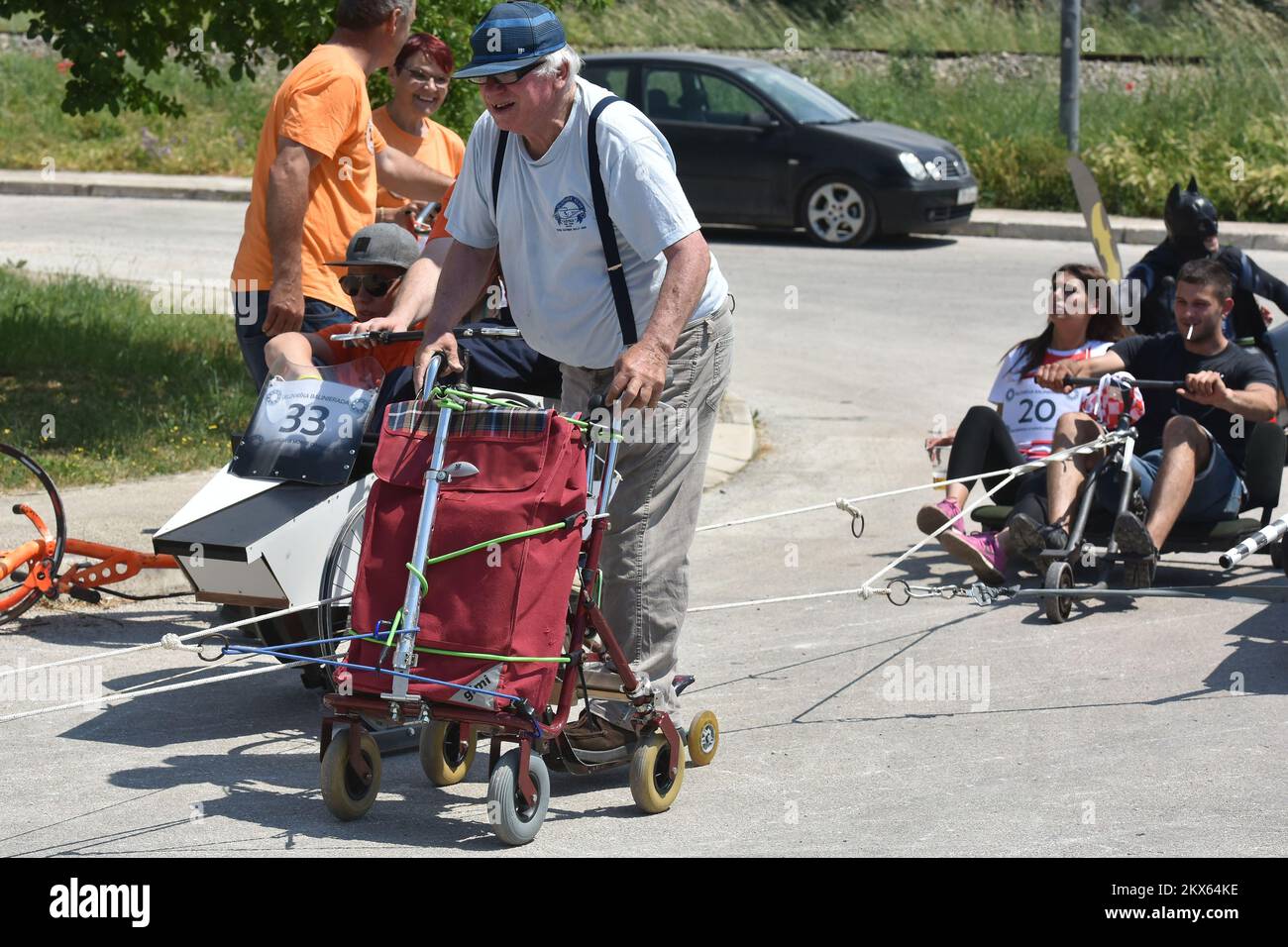 13.05.2018.Pula, Croatia - Balinjerada, an exciting competition with ...