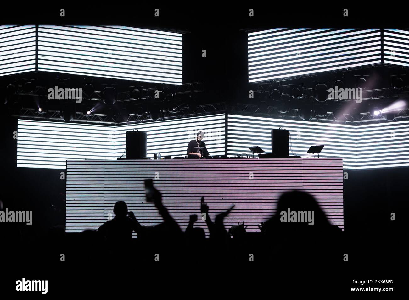 25.05.2018., Umag - German DJ Robin Schulz fired up the audience at the ...