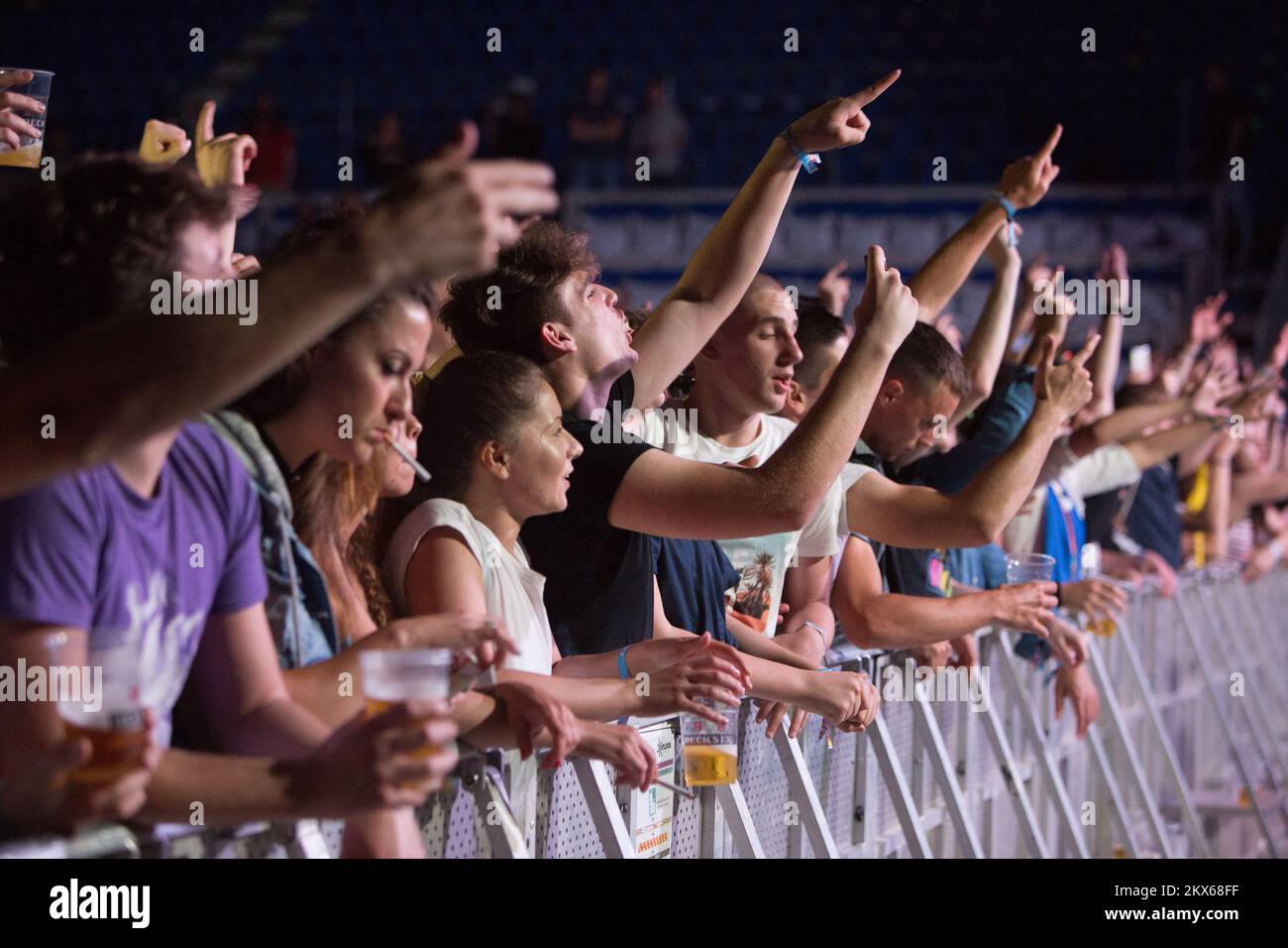 25.05.2018., Umag - German DJ Robin Schulz fired up the audience at the ...