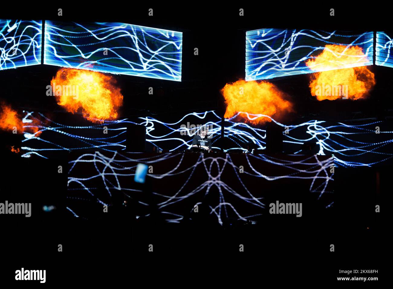 25.05.2018., Umag - German DJ Robin Schulz fired up the audience at the ...