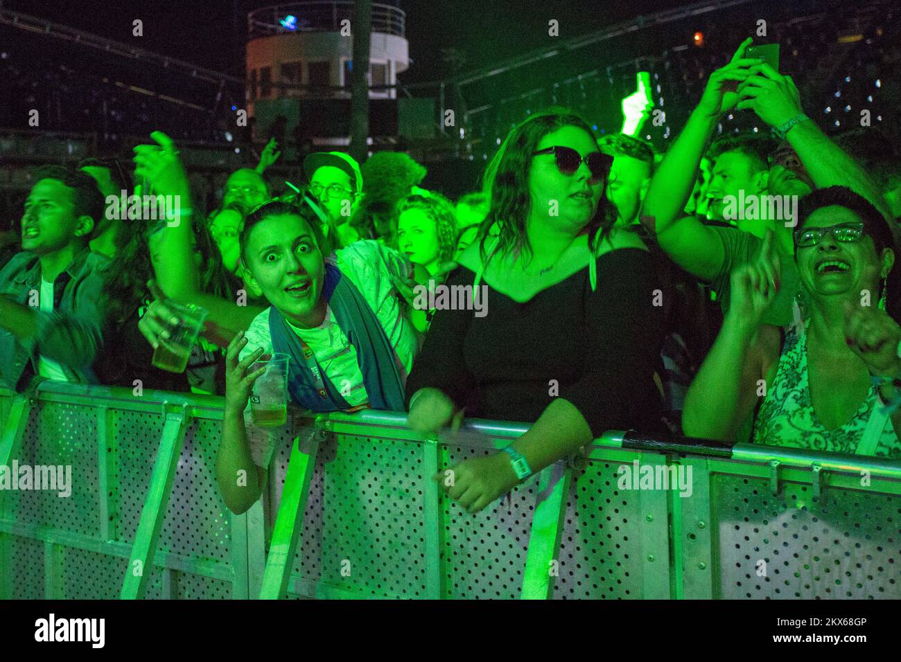 25.05.2018., Umag - German DJ Robin Schulz fired up the audience at the ...