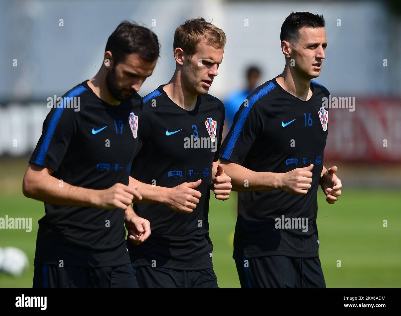 28.05.2018., Rovinj - The morning training of the Croatian football ...