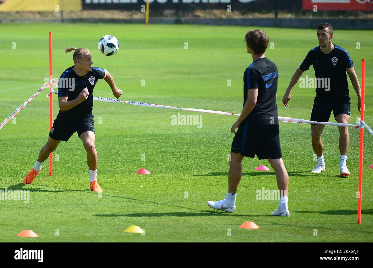 29.05.2018., Rovinj - The morning training of the Croatian football ...