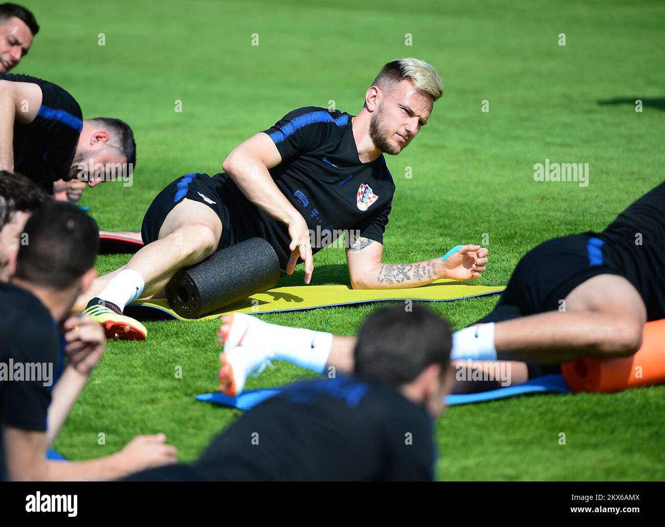 29.05.2018., Rovinj - The morning training of the Croatian football ...