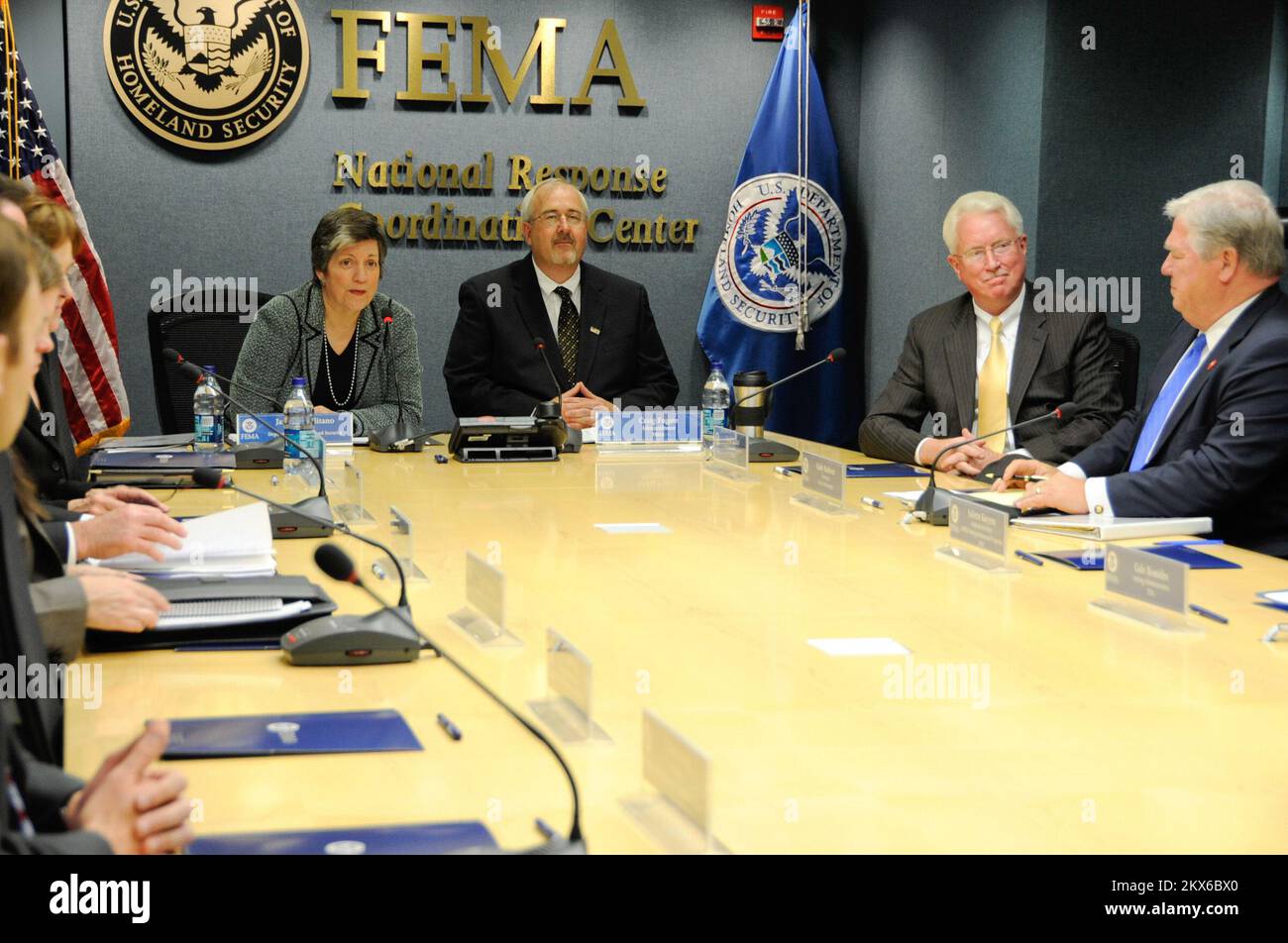 Video Teleconference at FEMA Headquarters with Administrator W ...