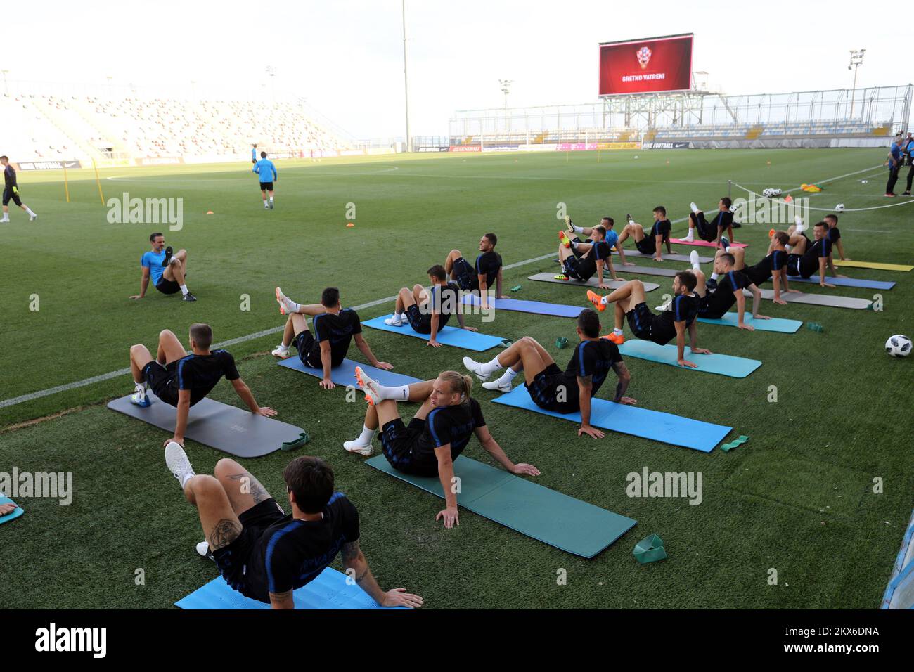 06.06.2018., Rijeka, Croatia - Training of Croatia national football ...