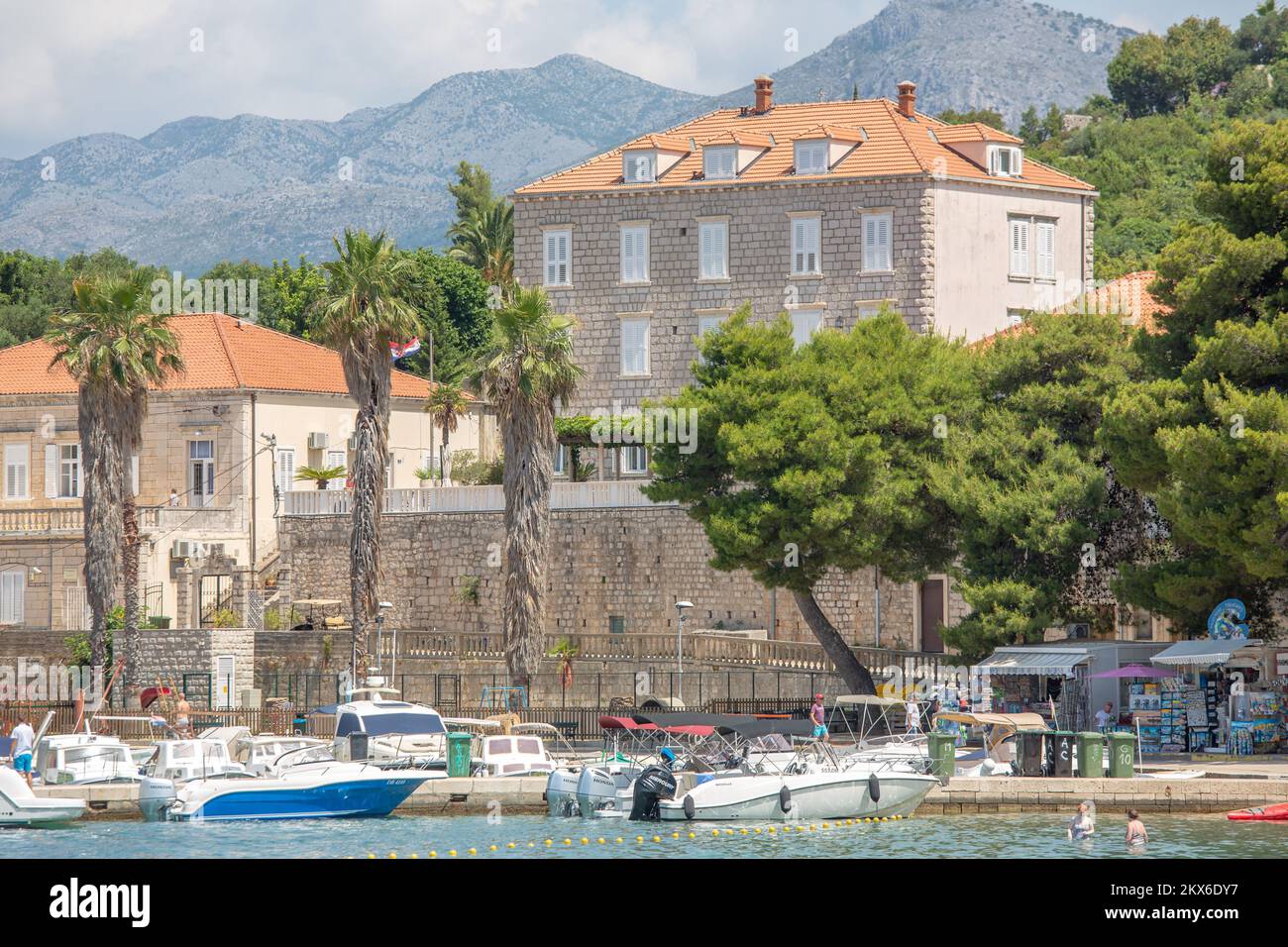 07.06.2018., Island Lopud, Croatia - Lopud island is one of the ...