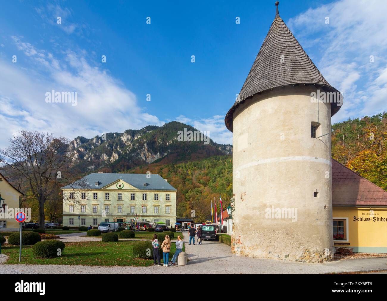 Reichenau an der Rax: Reichenau Castle in Wiener Alpen, Alps ...