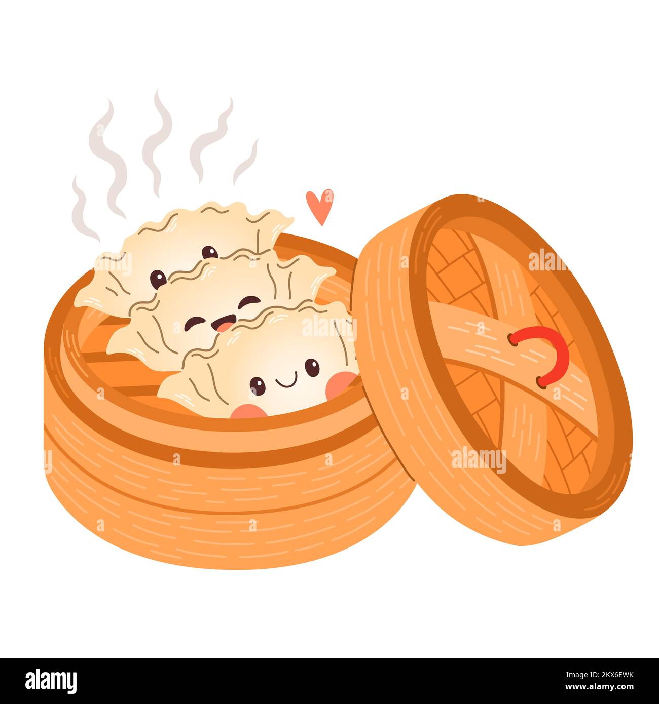 Cute gyoza Stock Vector Images - Alamy