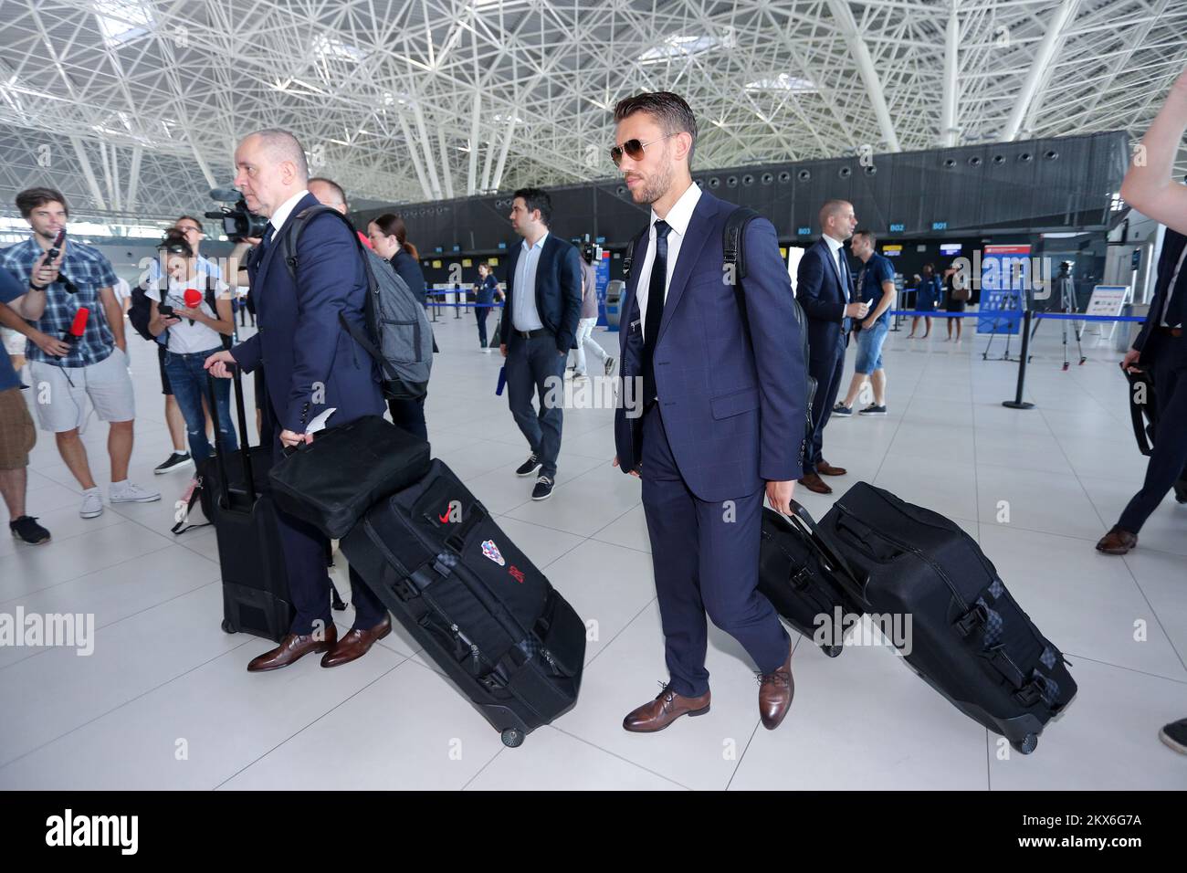 11.06.2018., Airport Franjo Tudjman, Zagreb, Croatia - Departure ...