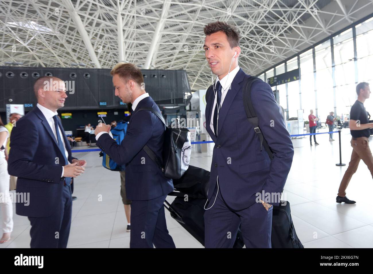 11.06.2018., Airport Franjo Tudjman, Zagreb, Croatia - Departure ...