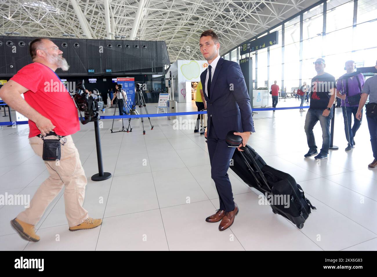 11.06.2018., Airport Franjo Tudjman, Zagreb, Croatia - Departure ...