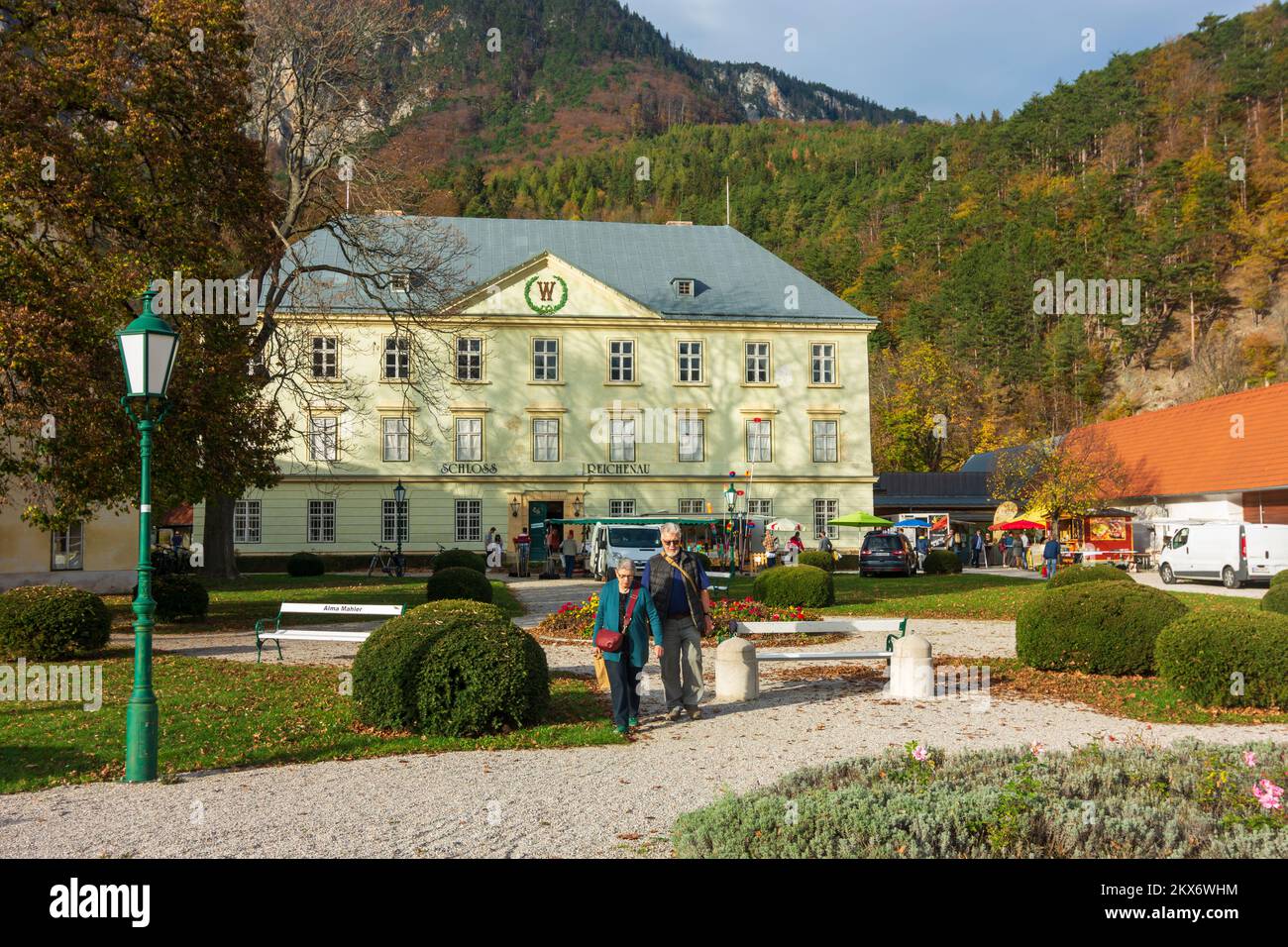 Reichenau an der Rax: Reichenau Castle in Wiener Alpen, Alps ...