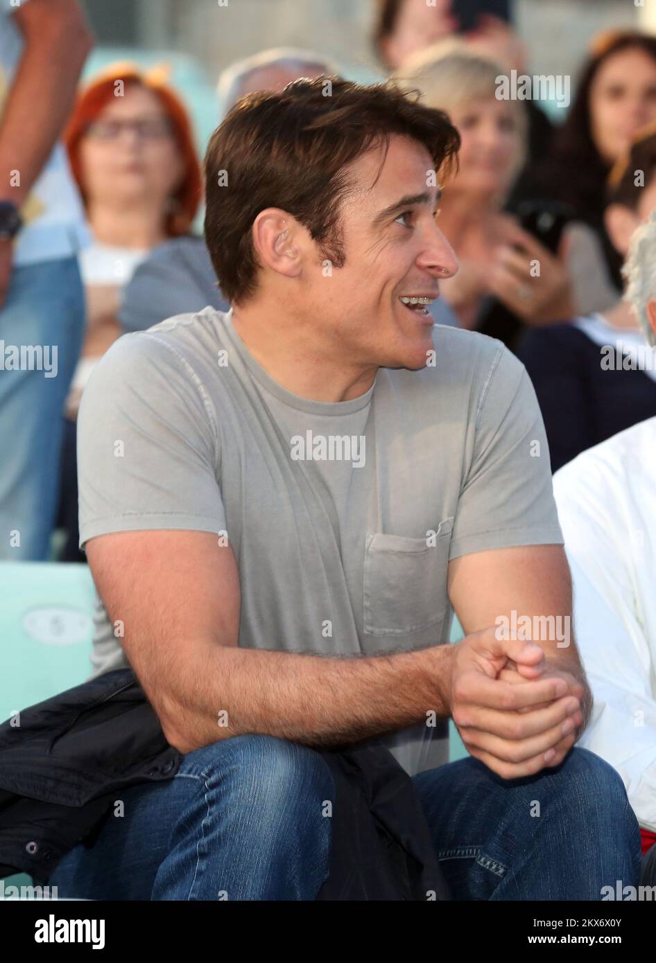 28.06.2018., Sibenik, Croatia - Croatian actor with a Hollywood address Goran Visnjic attended a ...