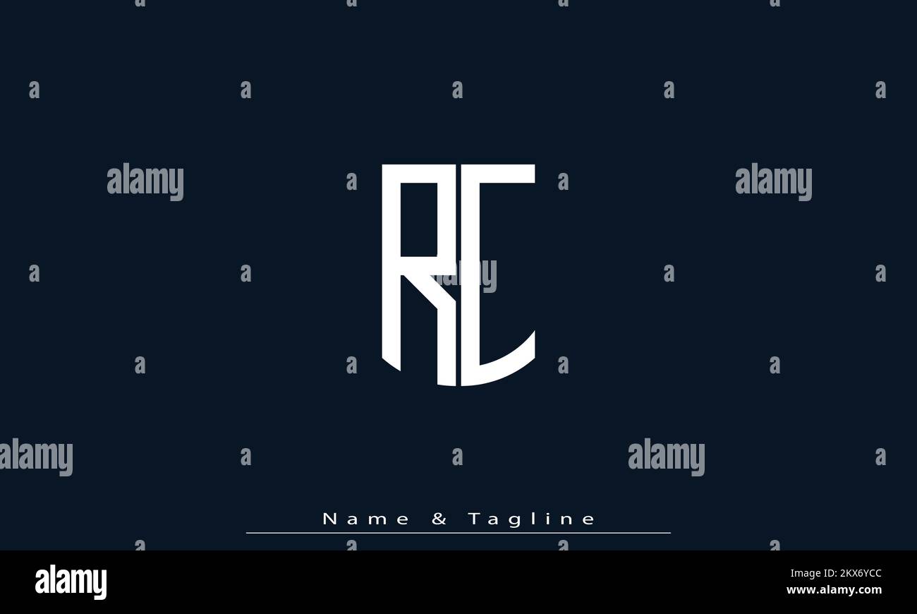 Alphabet letters Initials Monogram logo RC , CR Stock Vector Image & Art - Alamy