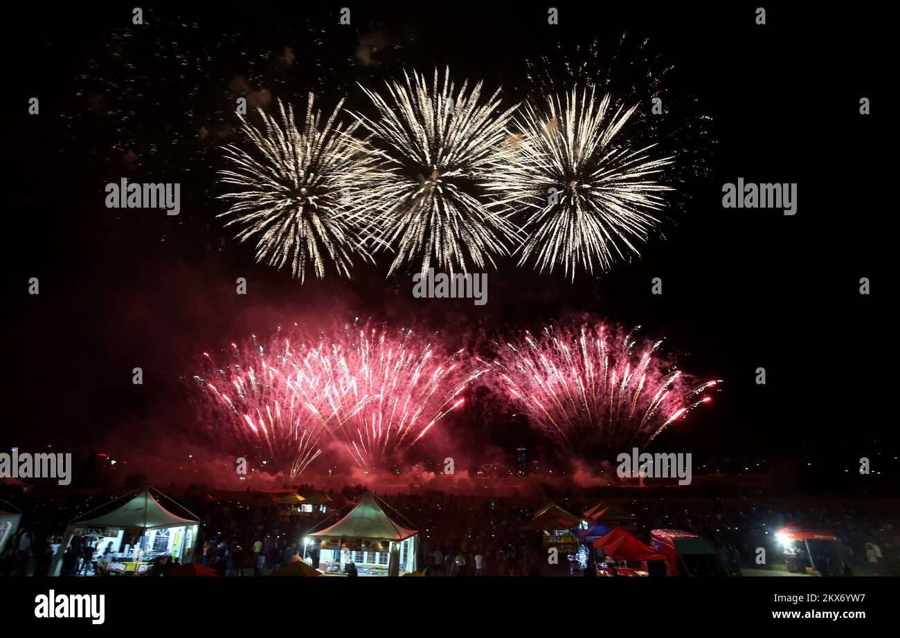 30.06.2018., Zagreb, Croatia - 18th International Festival of Fireworks ...