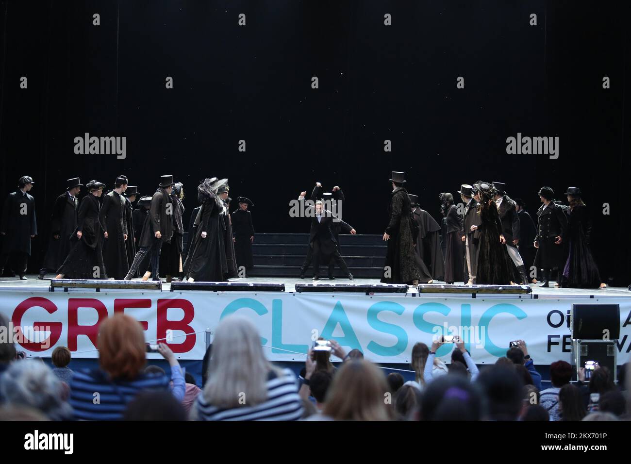 02.07.2018., Croatia, Zagreb - Ballet Messrs. Glembay performed by ...