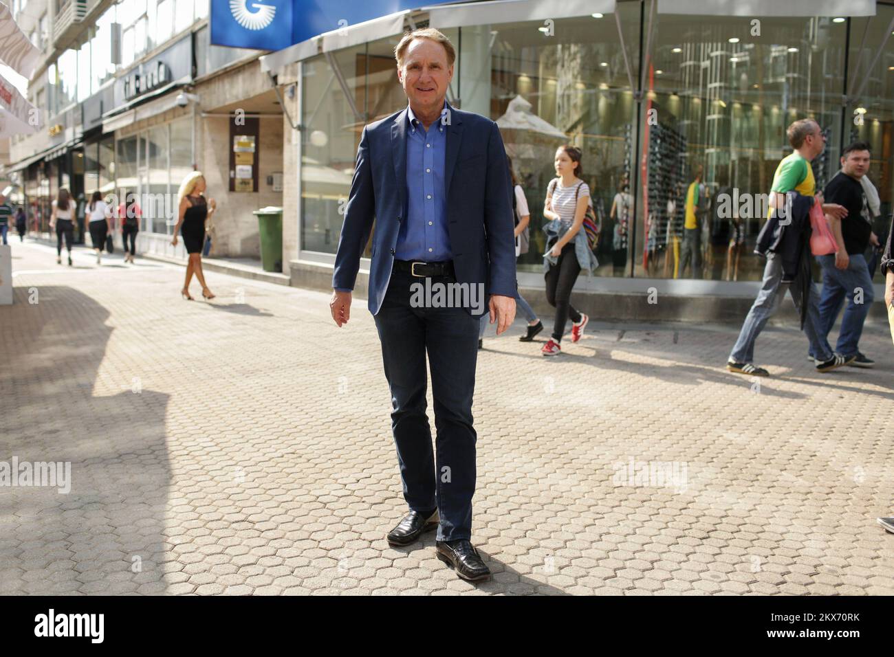 02.07.2018., Zagreb - Dan Brown, one of the most popular writer of ...