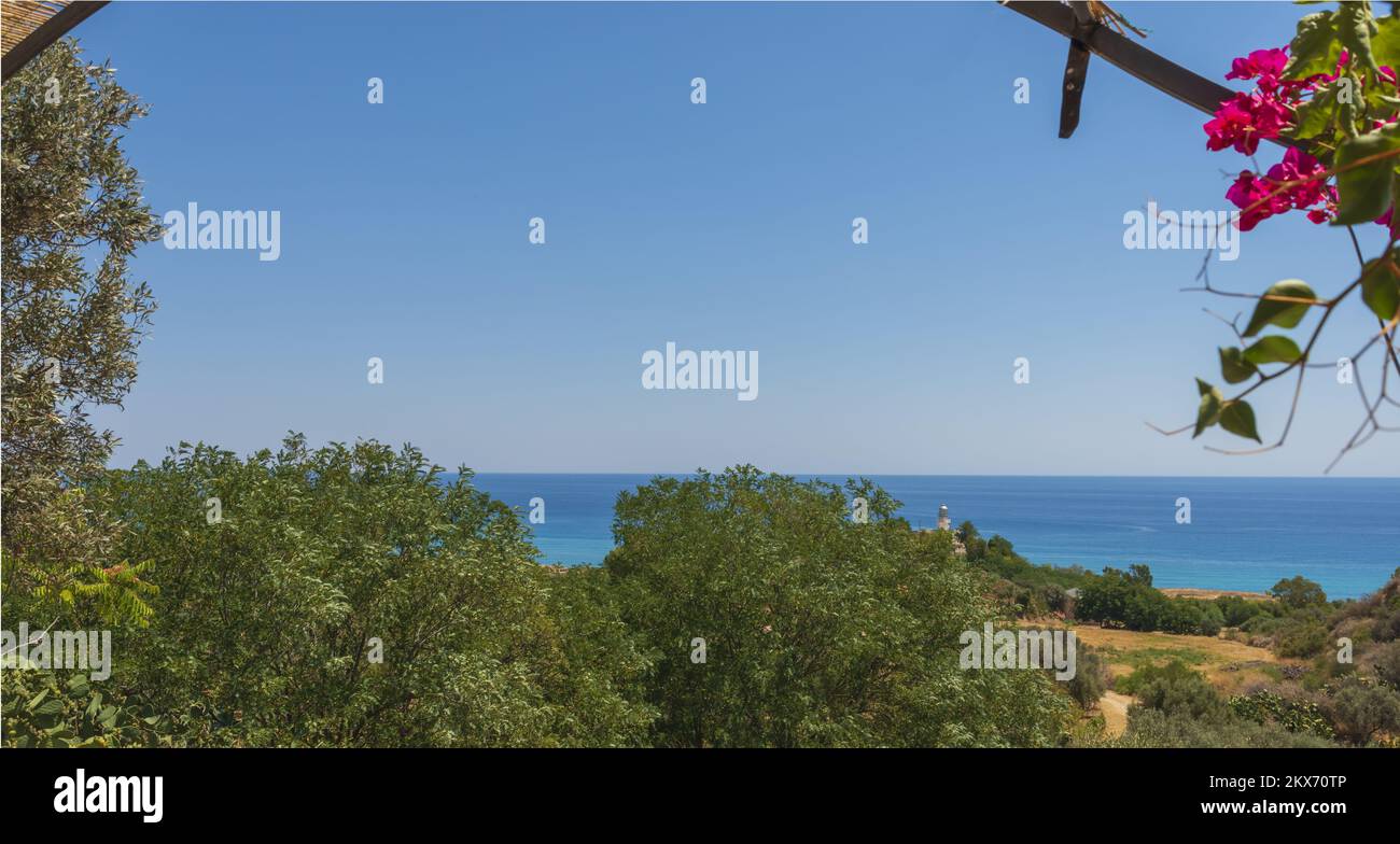 monasterace il faro vista al mare calabria 2 Stock Photo - Alamy