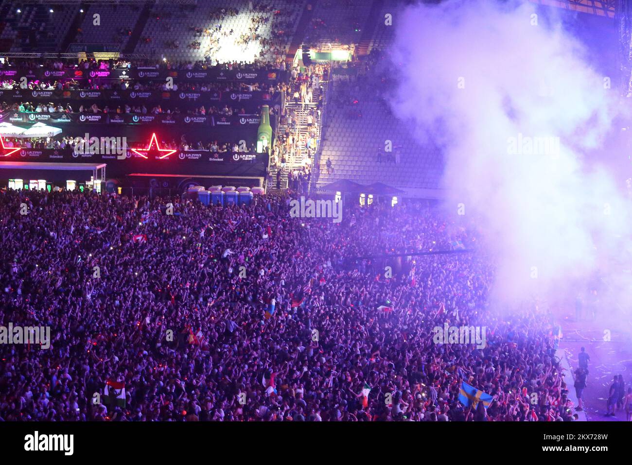07.07.2018., Croatia, Split - The first evening of the Ultra Europe ...