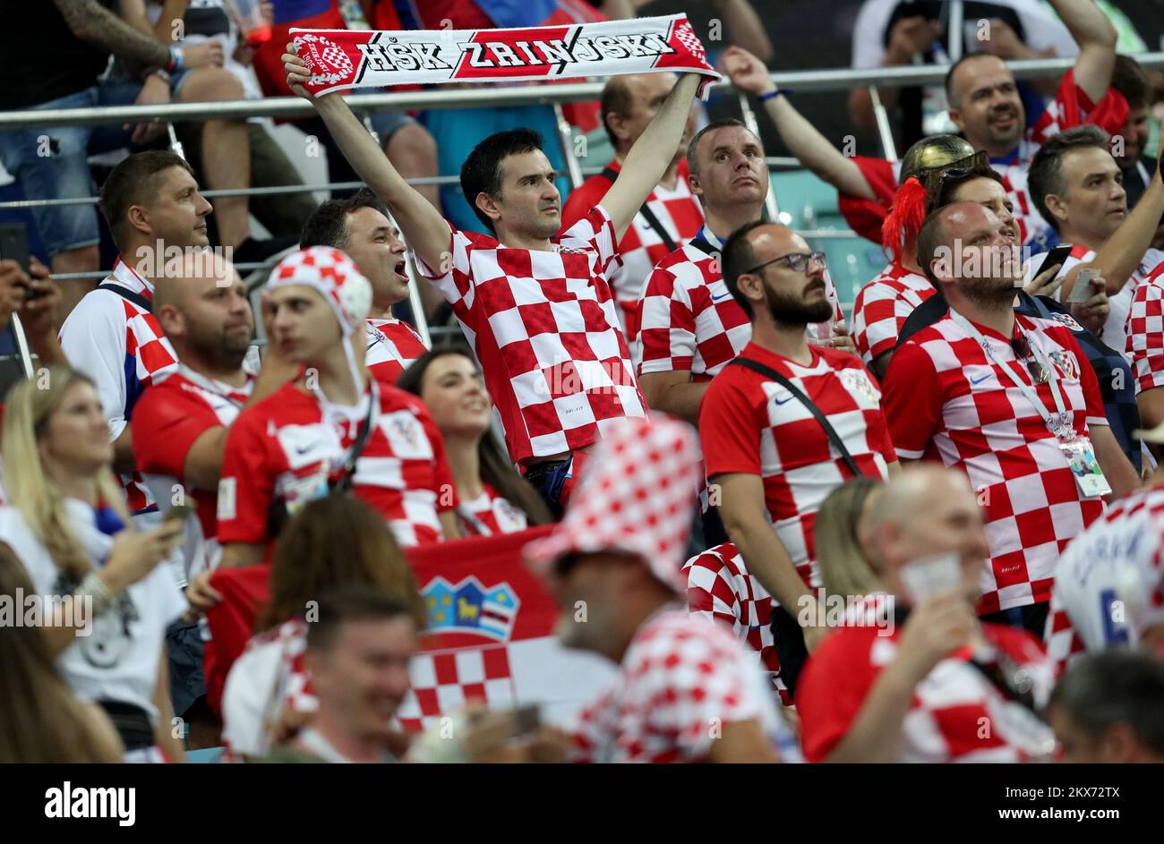 07.07.2018., Sochi, Russia - Fans during the 2018 FIFA World Cup ...