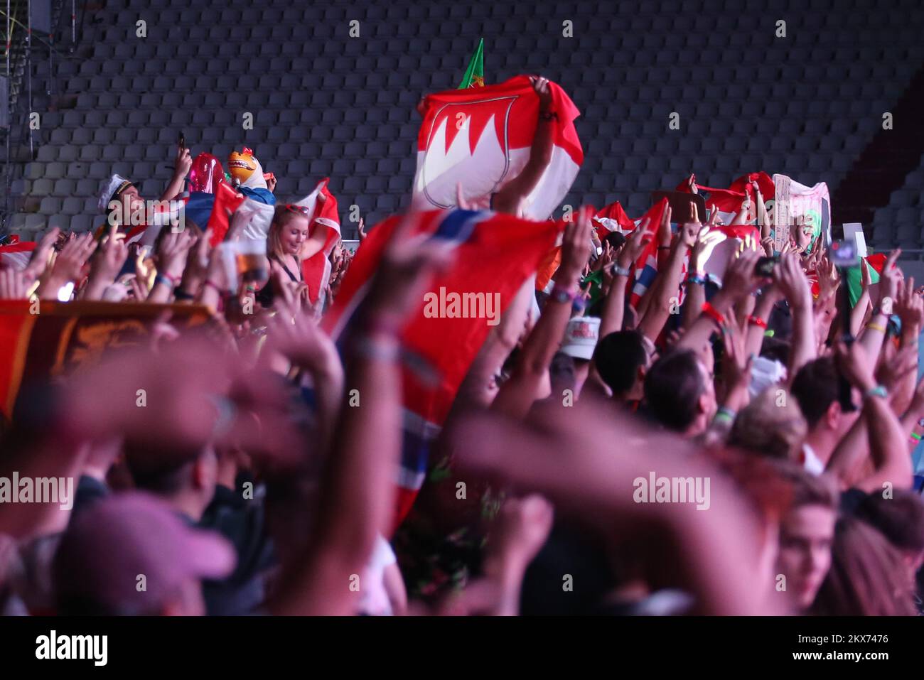 08.07.2018., Split, Croatia - The third night of the Ultra Europe ...