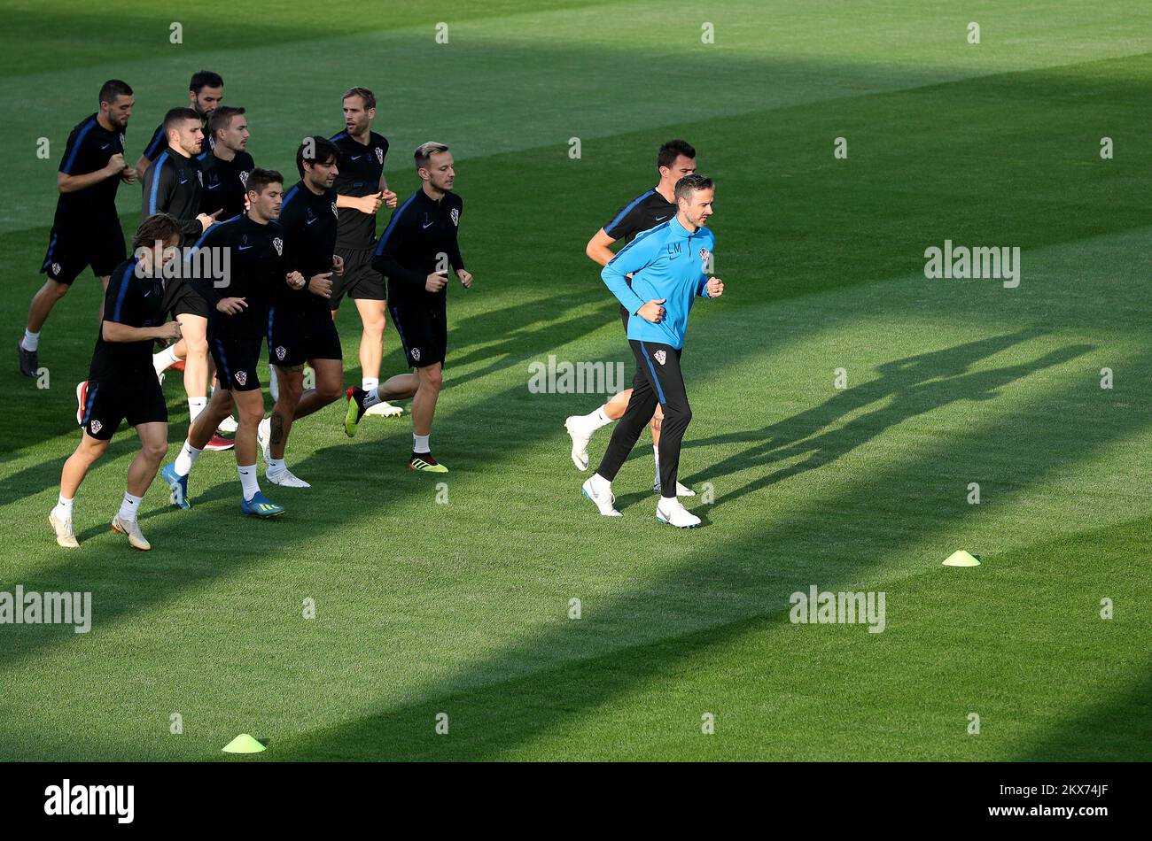 Ivan rakitic luka modric national football team hi-res stock ...