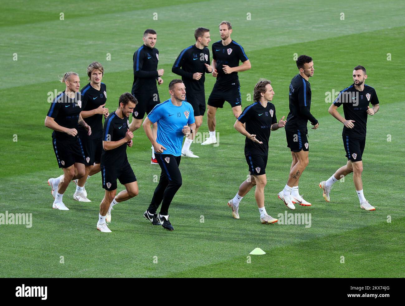 09.07.2018., Moscow, Russia - Training of the Croatian national ...