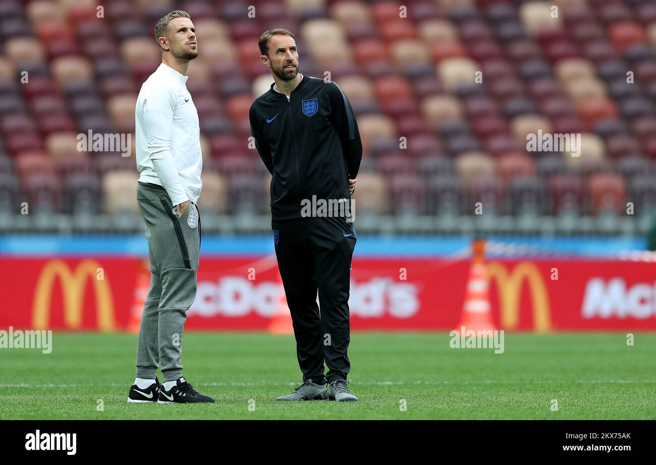 10.07.2018., Moscow, Russia - England Manager Gareth Southgate and ...