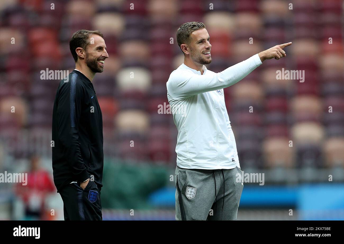 10.07.2018., Moscow, Russia - England Manager Gareth Southgate and ...