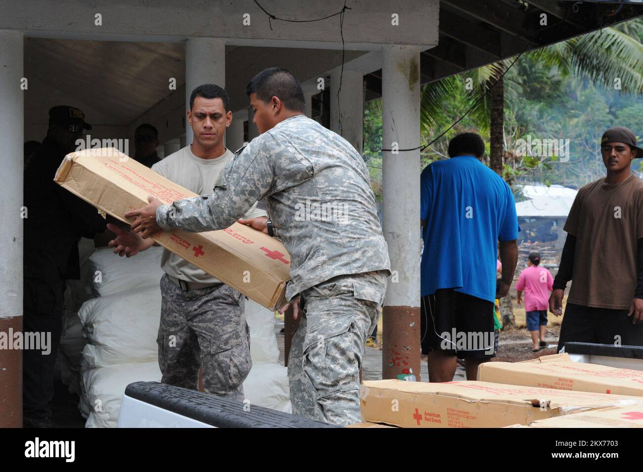 Earthquake Tsunami - Asili, American Samoa, October 7, 2009 Army ...