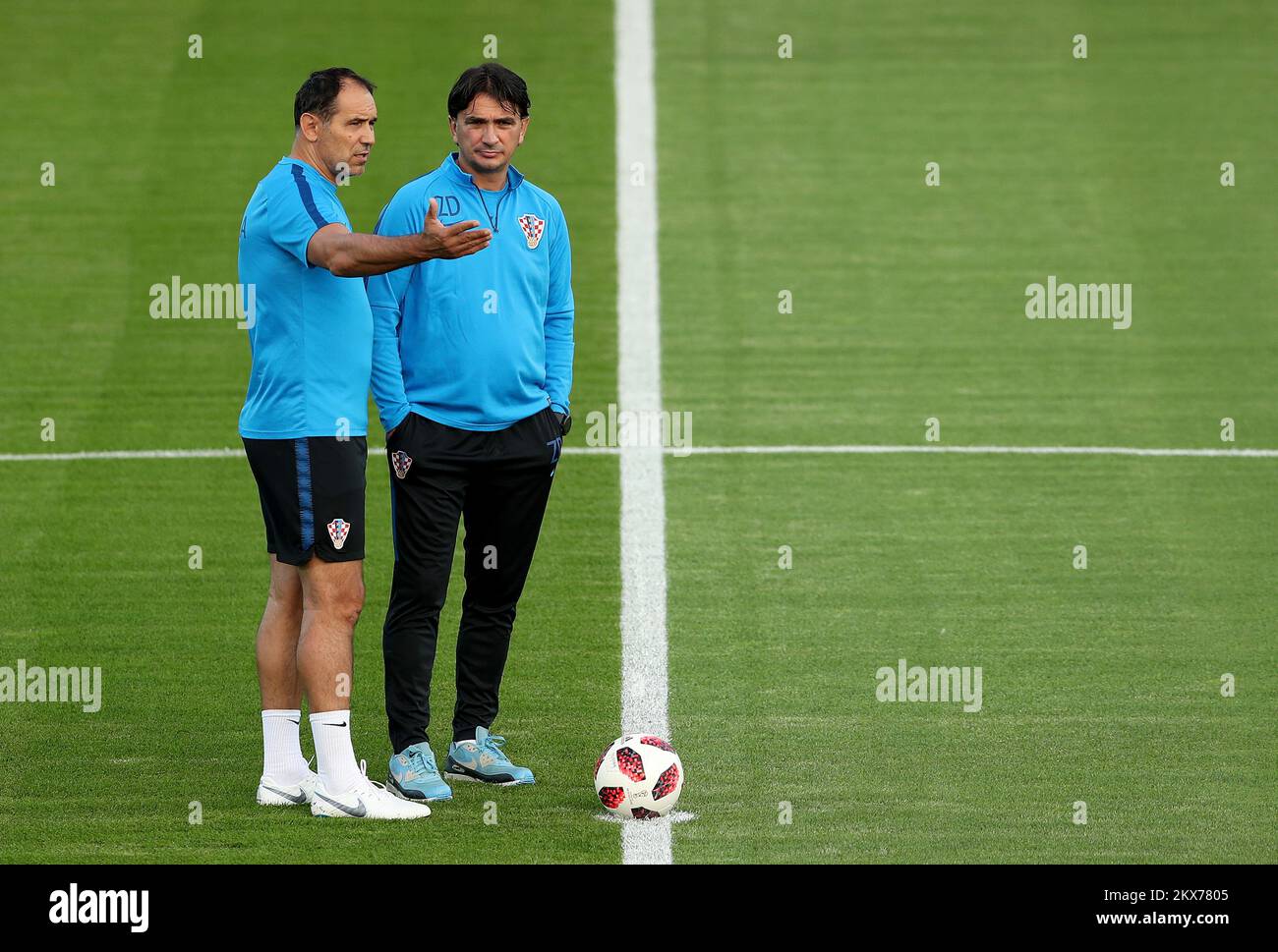 13.07.2018., Moscow, Russia - Croatia national football team during the ...