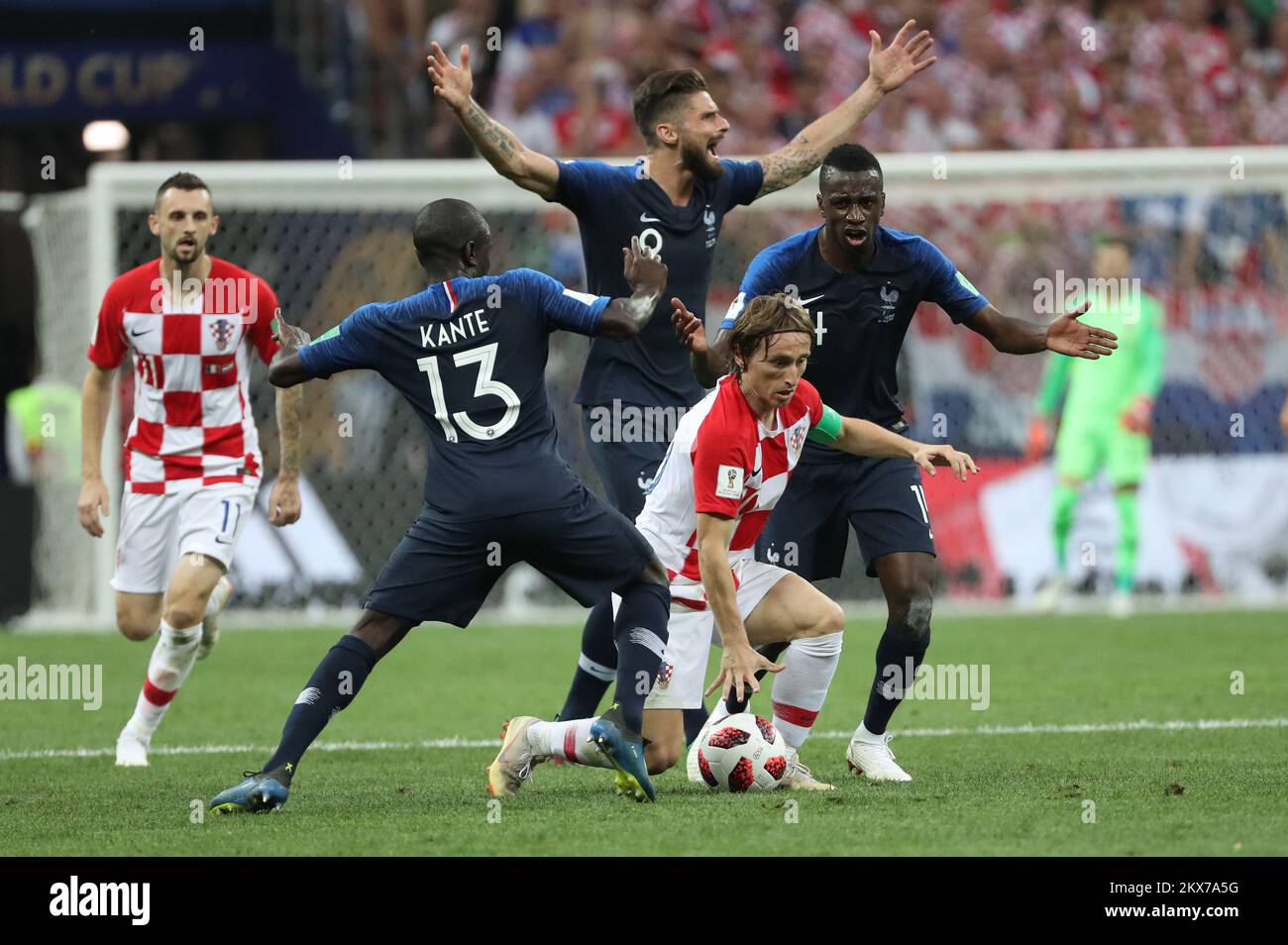 15.07.2018. Moscow, Russia - Football World Cup 2018 , Finals, Croatia ...