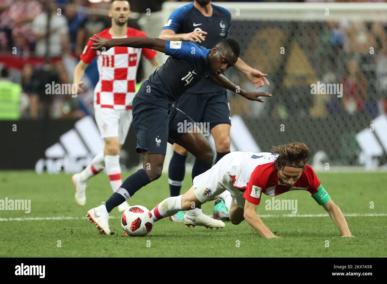 15.07.2018. Moscow, Russia - Football World Cup 2018 , Finals, Croatia ...