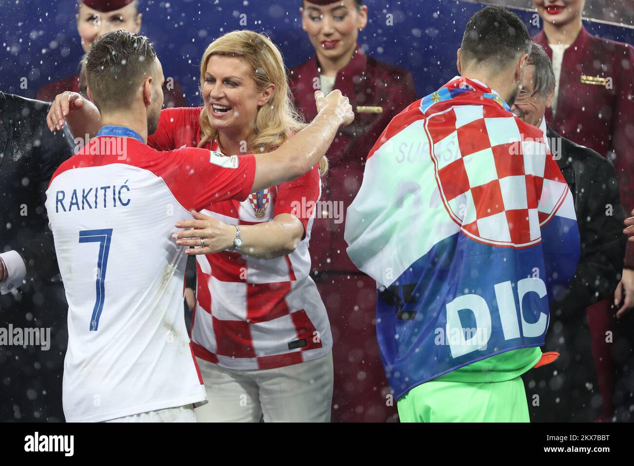 15.07.2018. Moscow, Russia - Football World Cup 2018 , Finals, Croatia ...