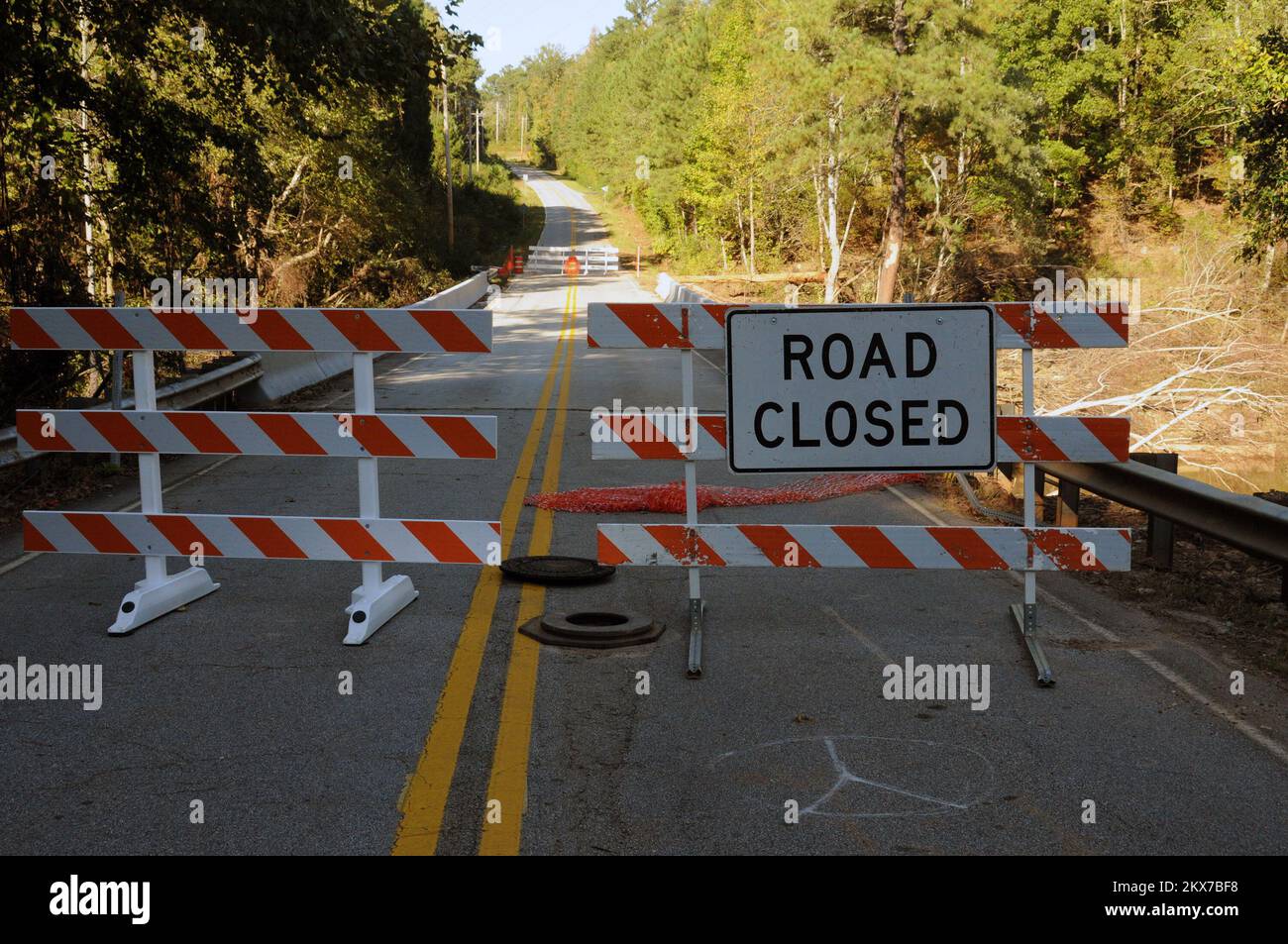 Damaged Bridge in Douglas County, Georgia. Georgia Severe Storms and ...