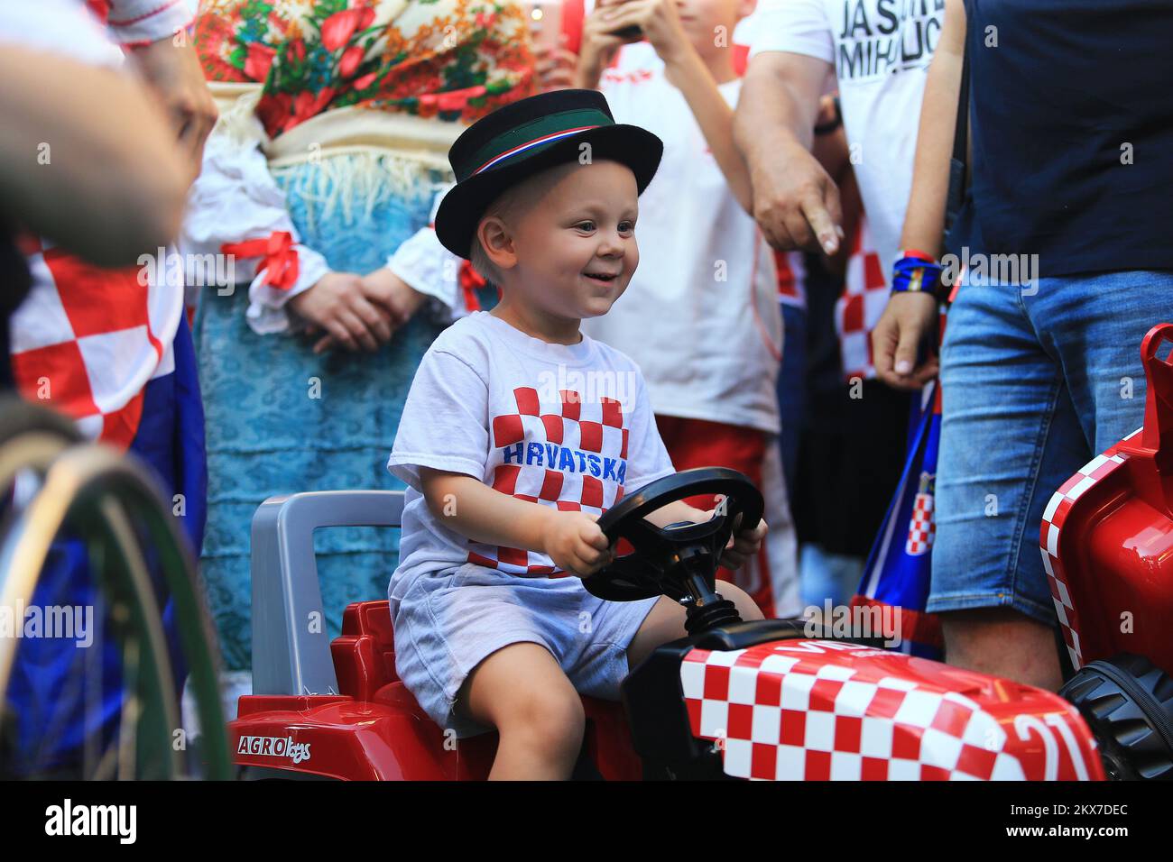 17.07.2018., Croatia, Donji Miholjac - The official welcome party for ...