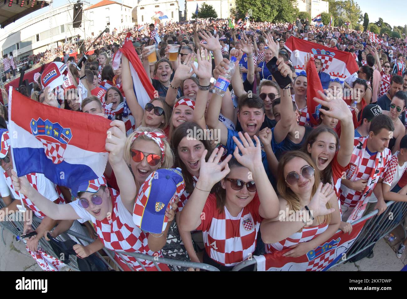 17.07.2018., Croatia, Zadar - The official welcome party for Croatian ...