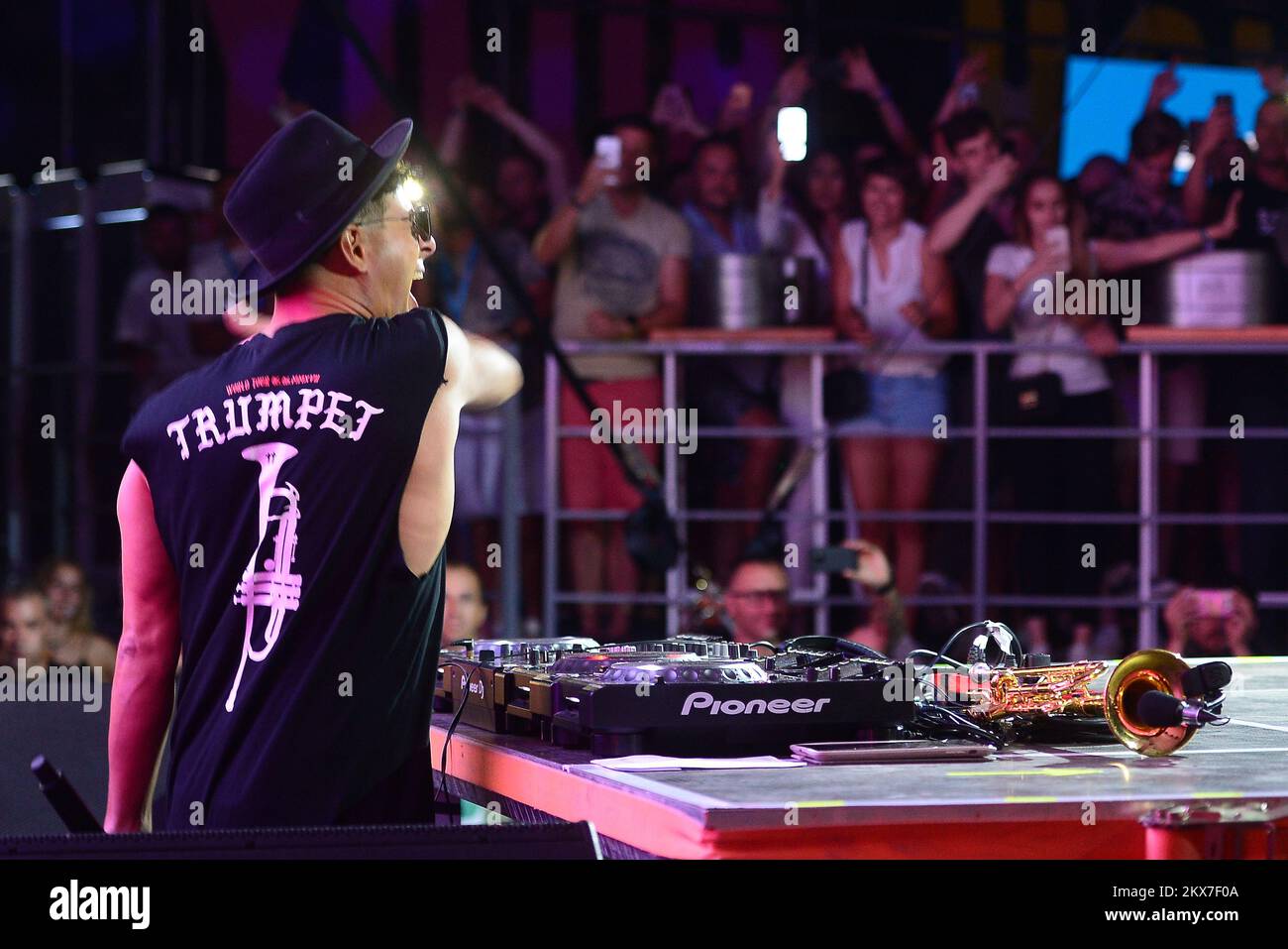 19.07.2018. , Umag - Australin DJ Timmy Trumpet held a concert on ...