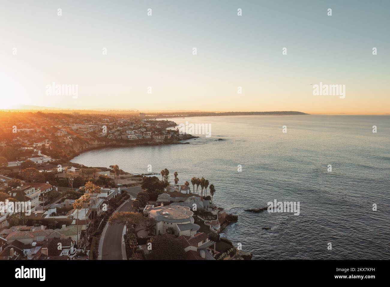 Drone aerial shot sunrise above hi-res stock photography and images - Alamy