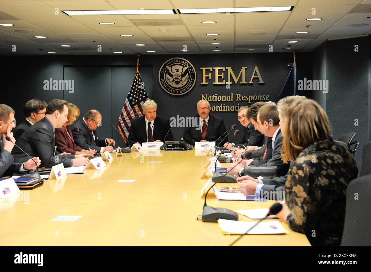 Russian EMERCOM visits FEMA headquarters.. Photographs Relating to ...