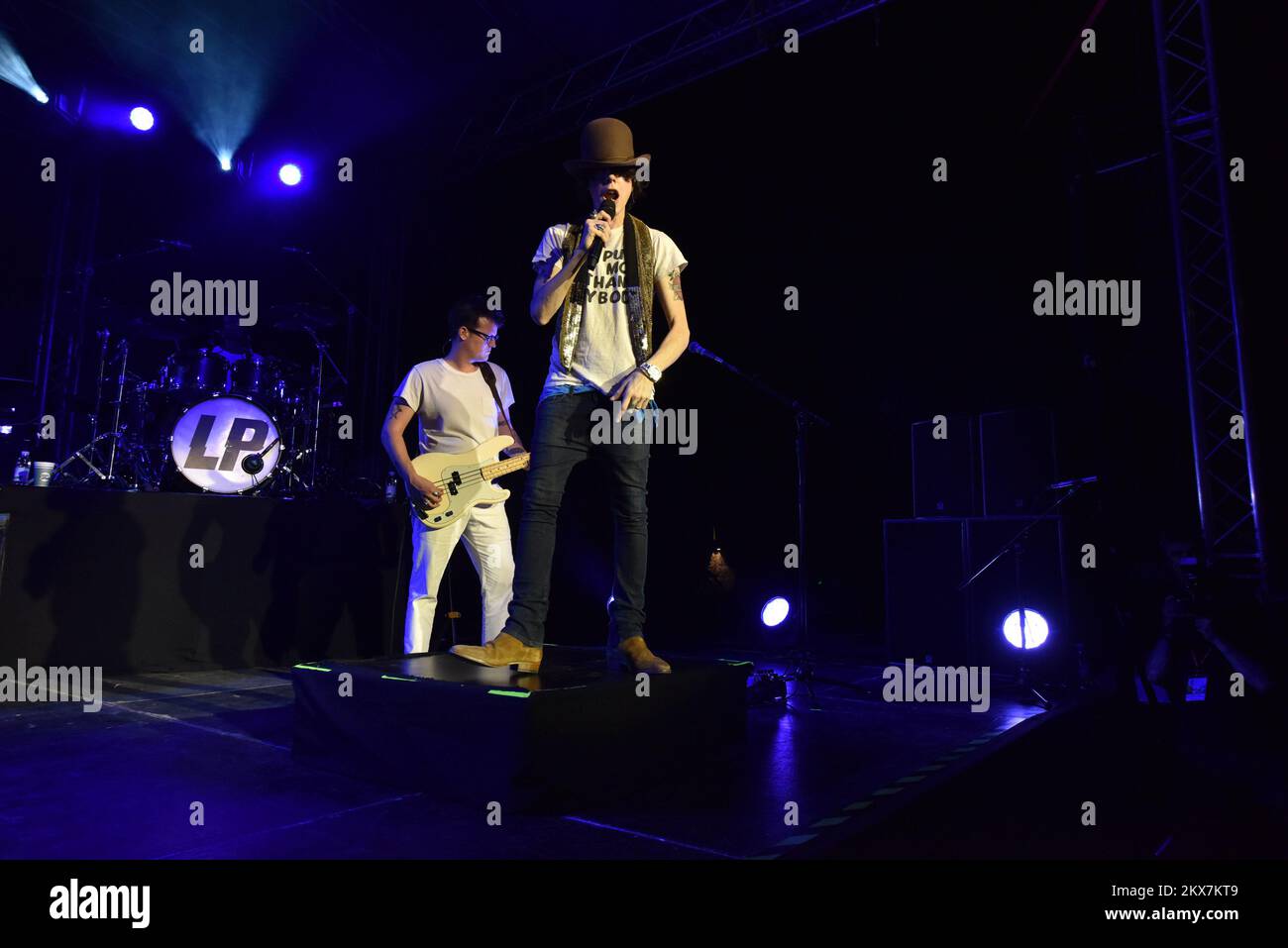 25.07.2018., Sibenik - The famous American singer and songwriter Laura ...