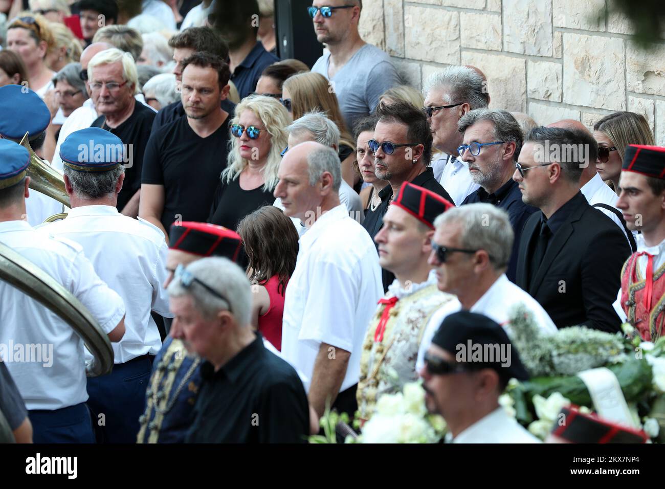 01.08.2018., Vela Luka, Croatia - Family, friends, associates and fans ...