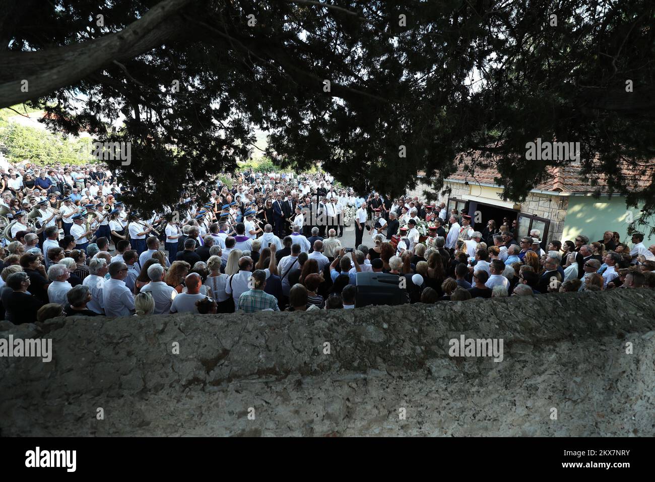 01.08.2018., Vela Luka, Croatia - Family, friends, associates and fans ...
