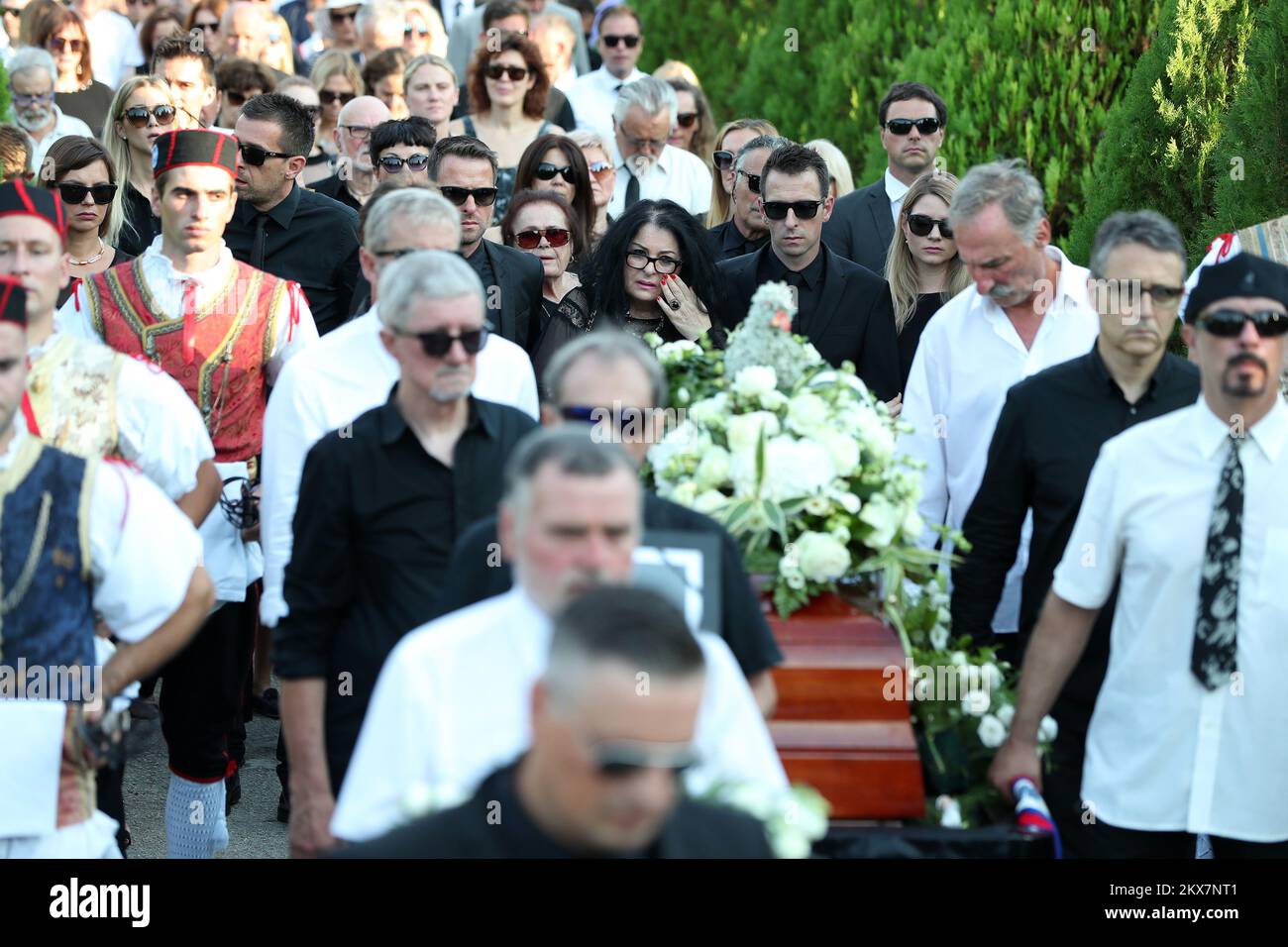 01.08.2018., Vela Luka, Croatia - Family, friends, associates and fans ...