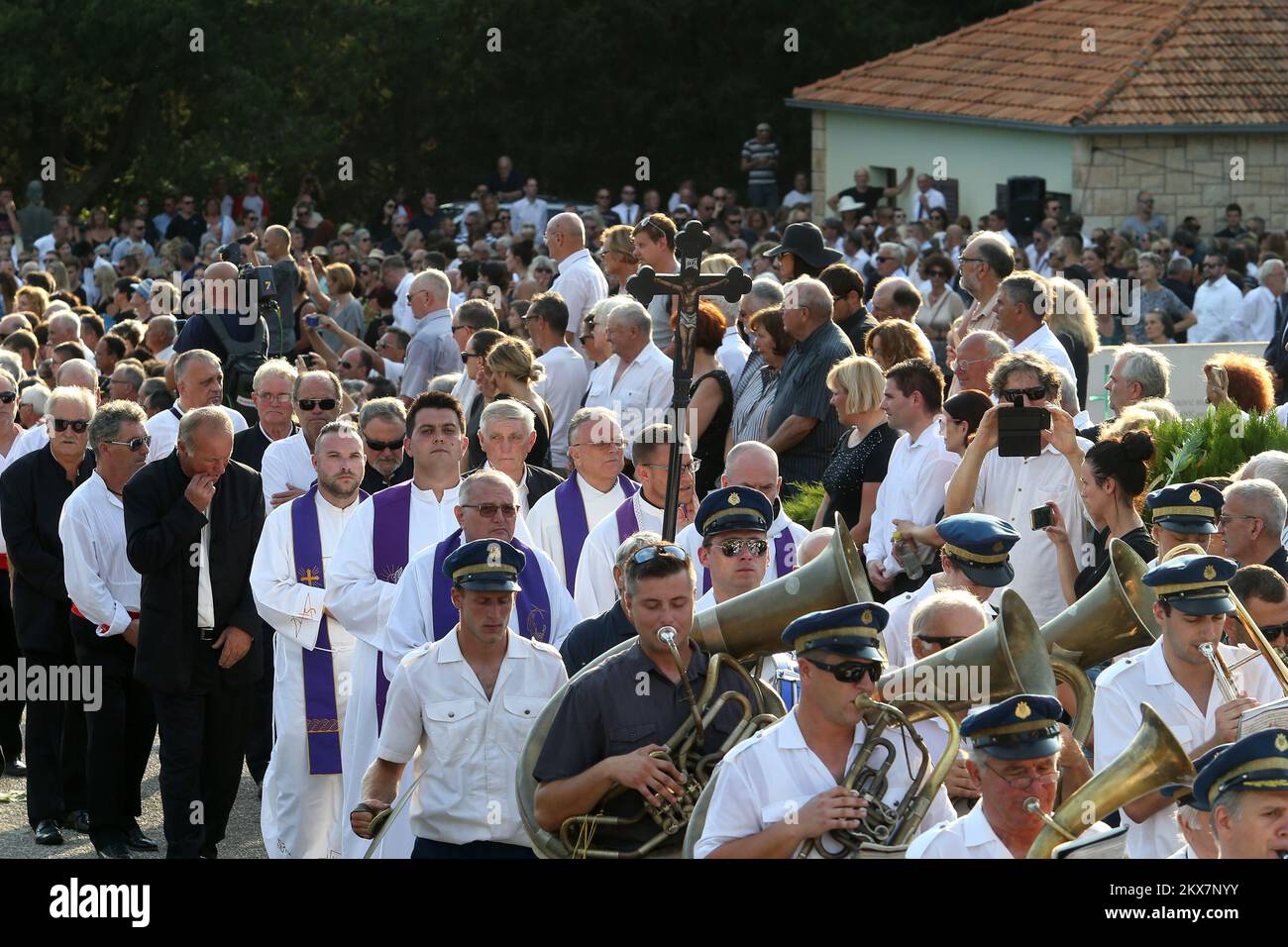 01.08.2018., Vela Luka, Croatia - Family, friends, associates and fans ...