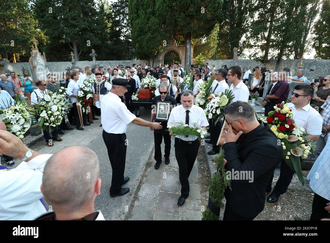 01.08.2018., Vela Luka, Croatia - Family, friends, associates and fans ...