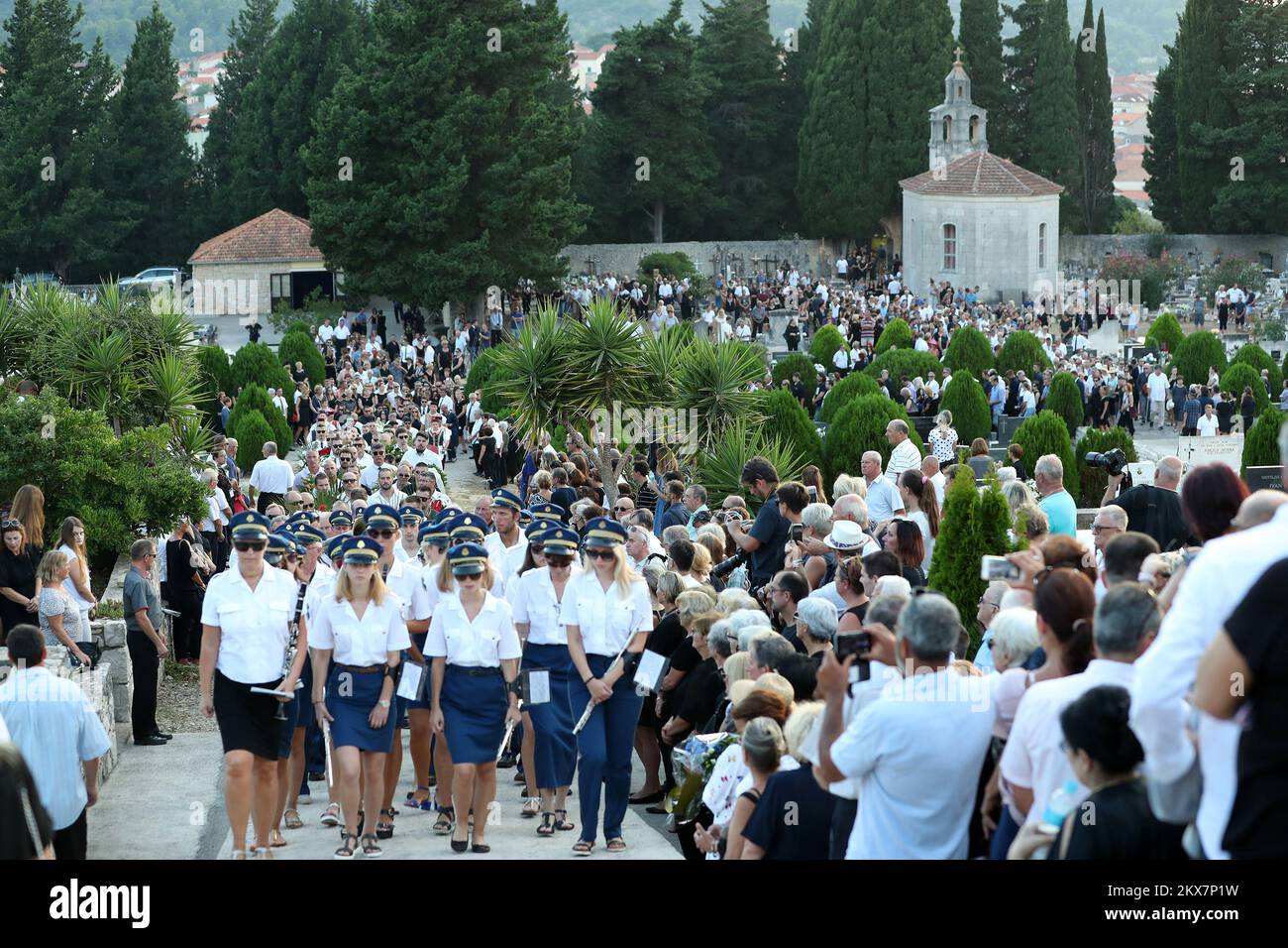 01.08.2018., Vela Luka, Croatia - Family, friends, associates and fans ...